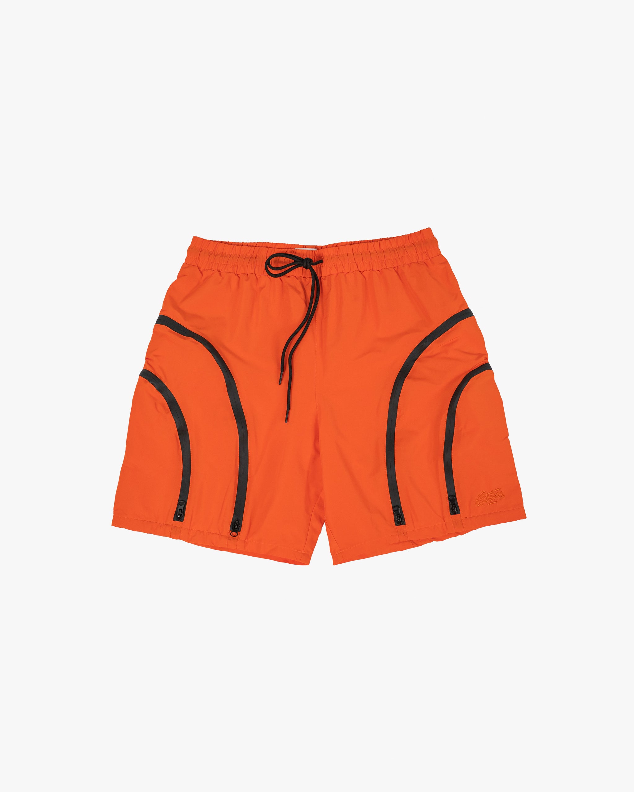 EPTM Double Zip Shorts - Orange
